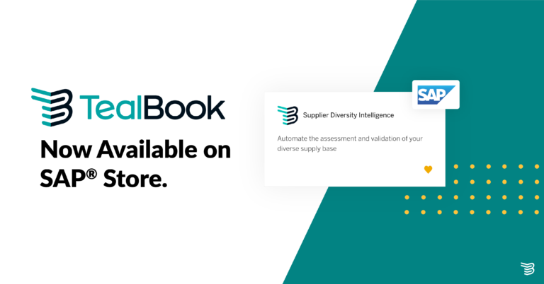 TealBook Supplier Diversity Platform Launches on SAP